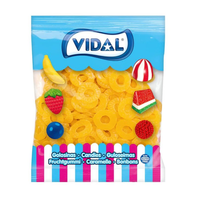 Pineapple gummy candies - 1,5 kg VIDAL